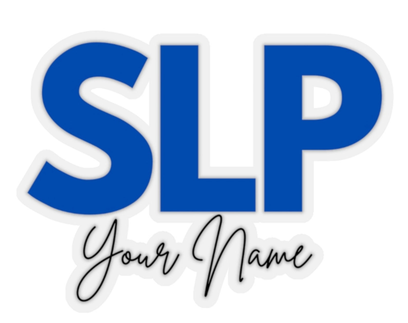 SLP Custom Sticker Speech Language Pathologist Decal | Etsy