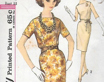 1960s Simplicity 8296 Vintage Sewing Pattern Misses One Piece - Etsy