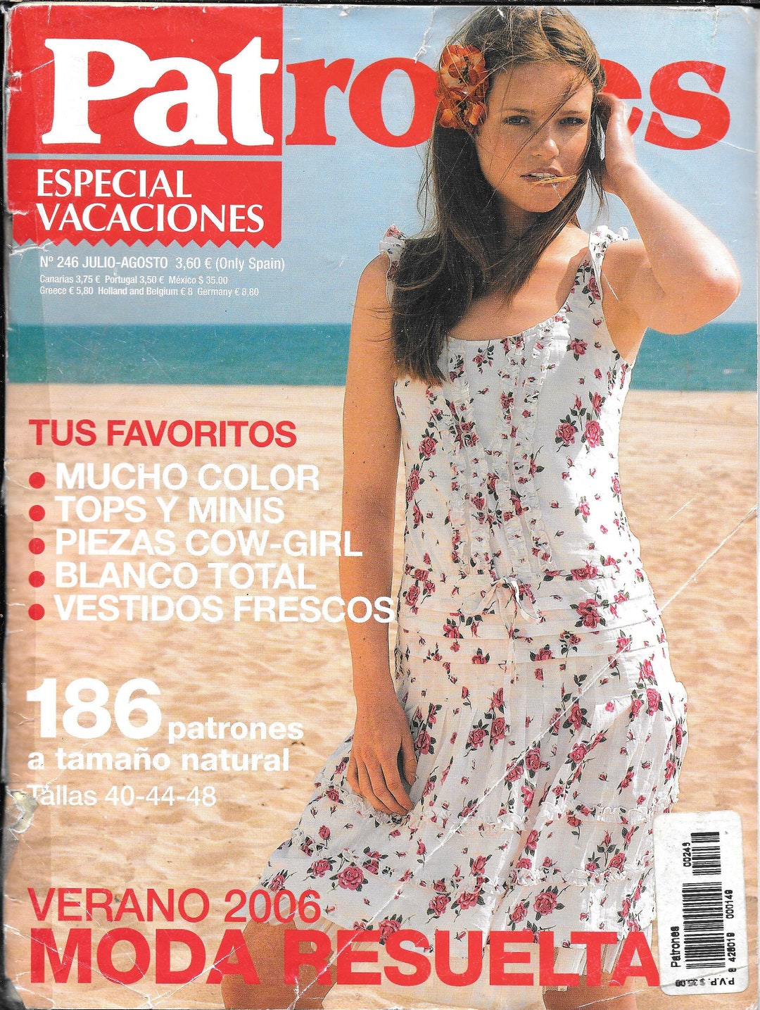 Patrones Magazine No. 246 Complete With Uncut Patterns Summer 2006 ...