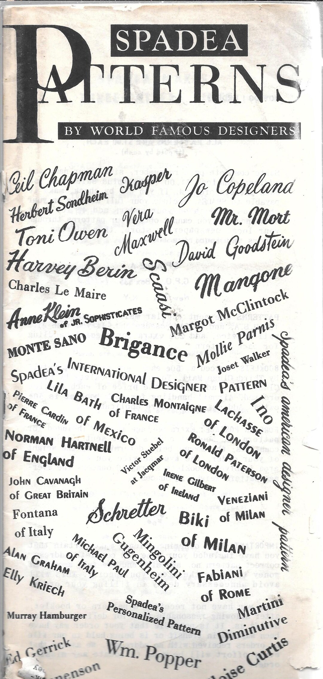 1950s Spadea Patterns Catalog Book 14, Vintage - Etsy