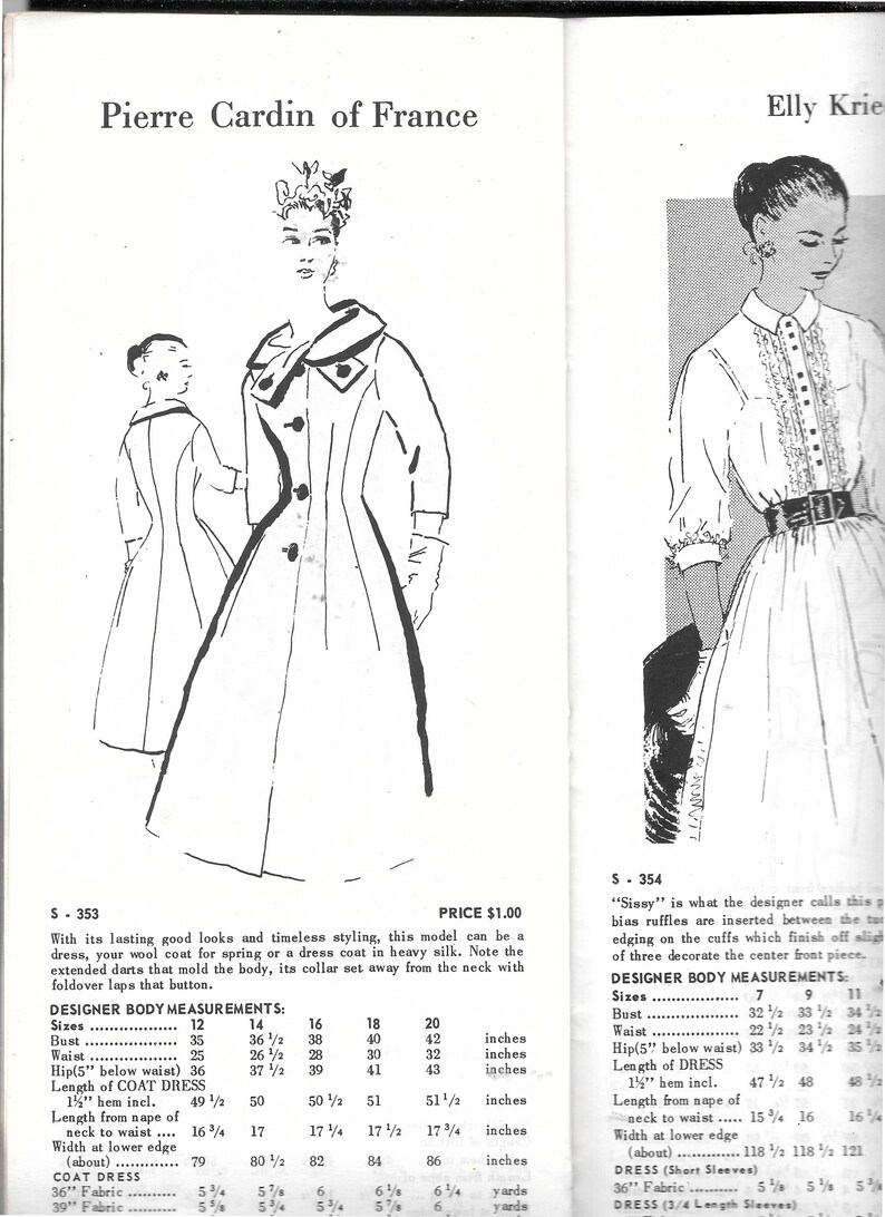 1950s Spadea Patterns Catalog Book 14, Vintage - Etsy