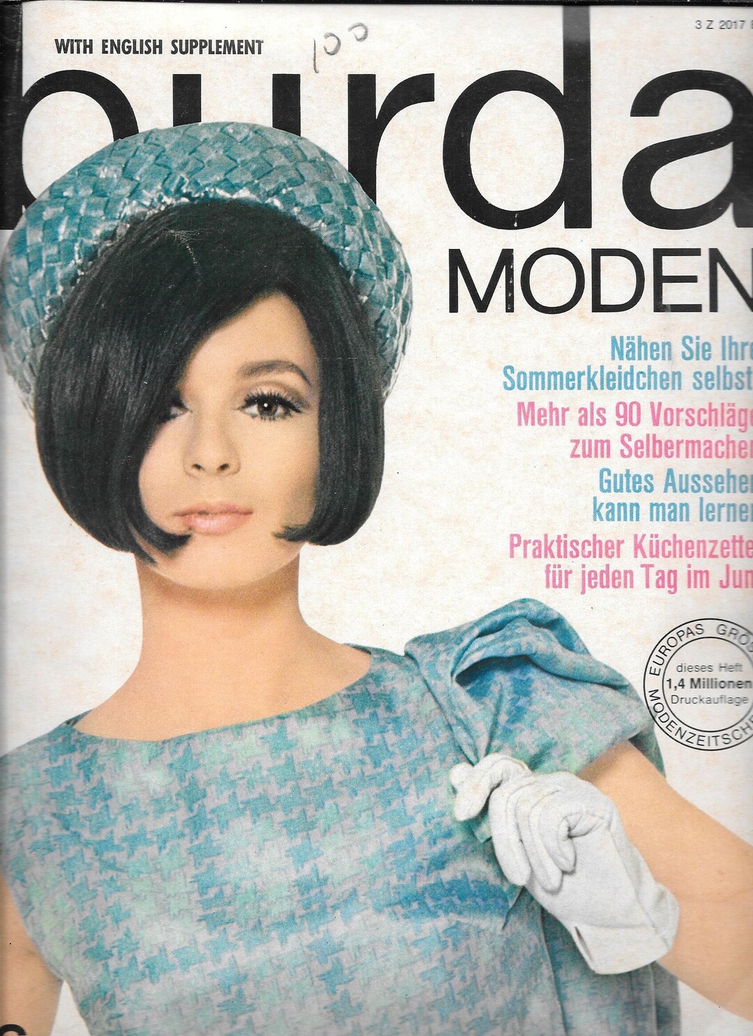 Burda Moden Magazine June 1966 Complete With Uncut Patterns - Etsy