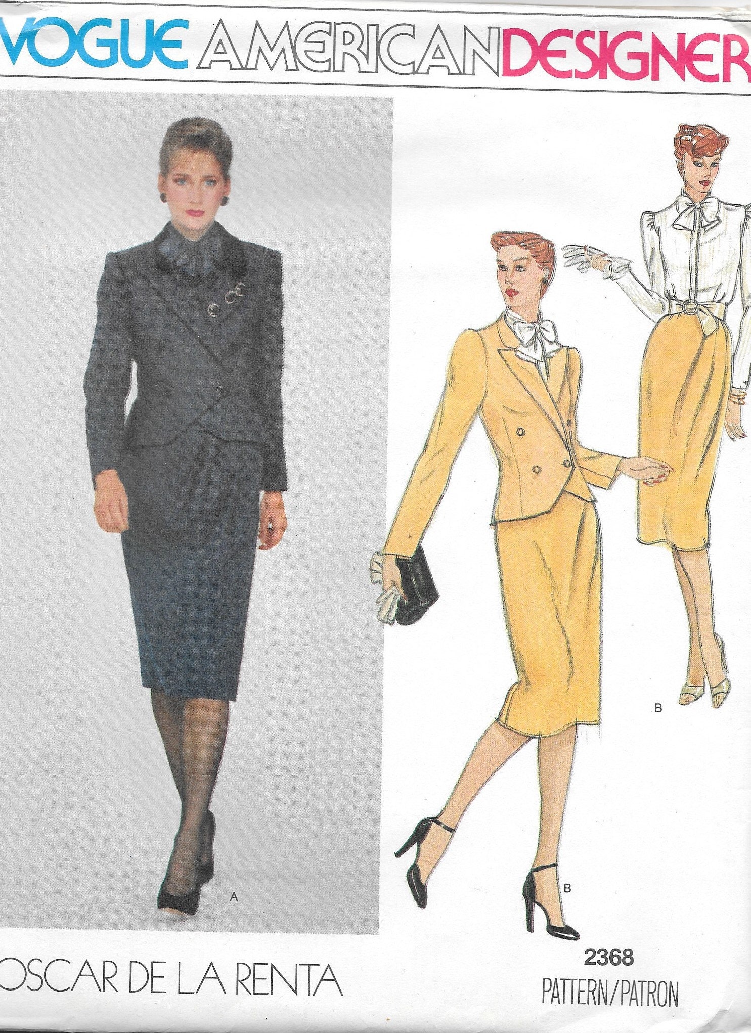 Vogue 2220 Sewing Pattern Misses Vintage 70s Jacket or Vest Skirt ...