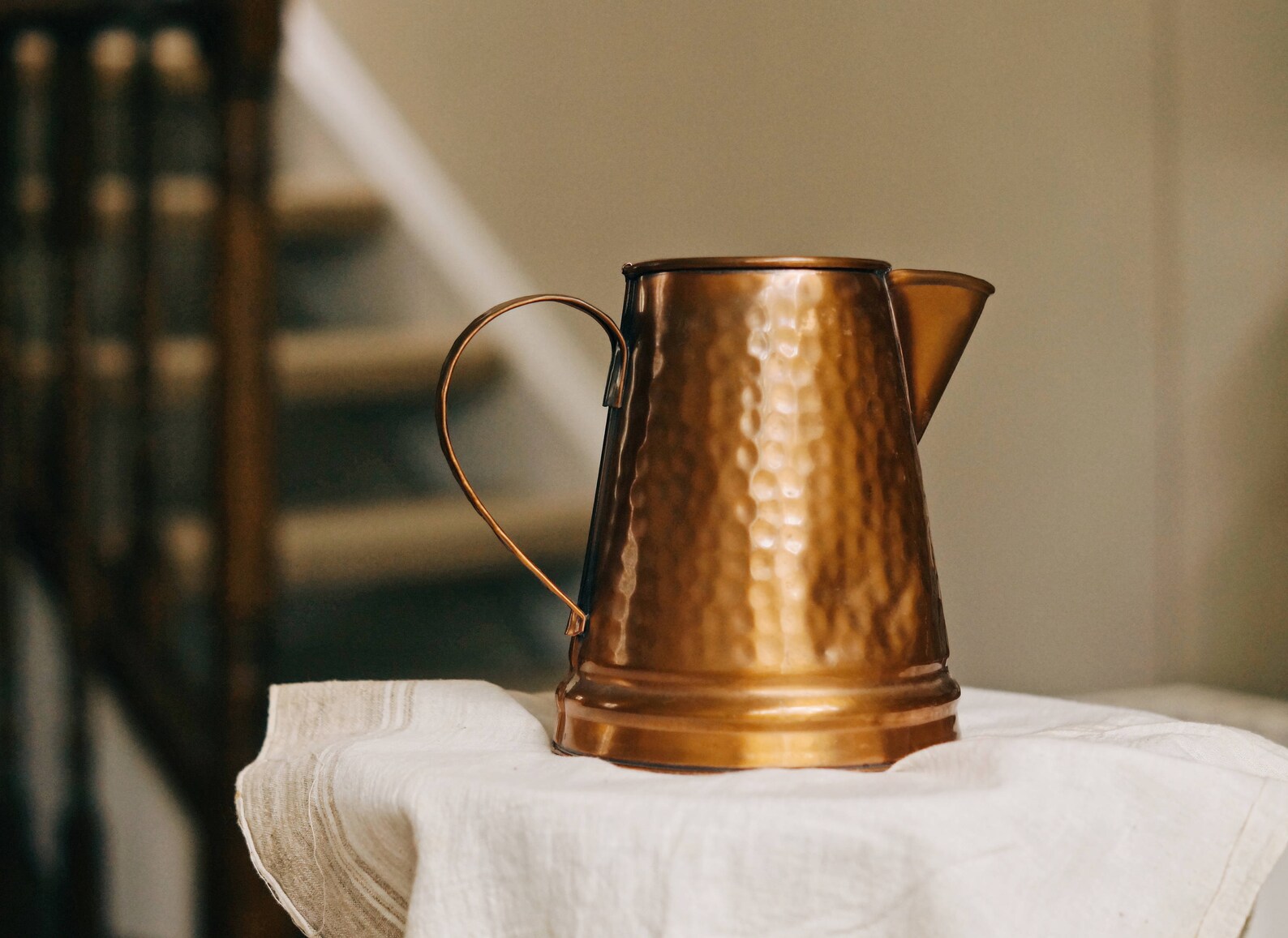 Gregorian Solid Copper Pitcher Hammered COPPER Made in USA - Etsy Canada