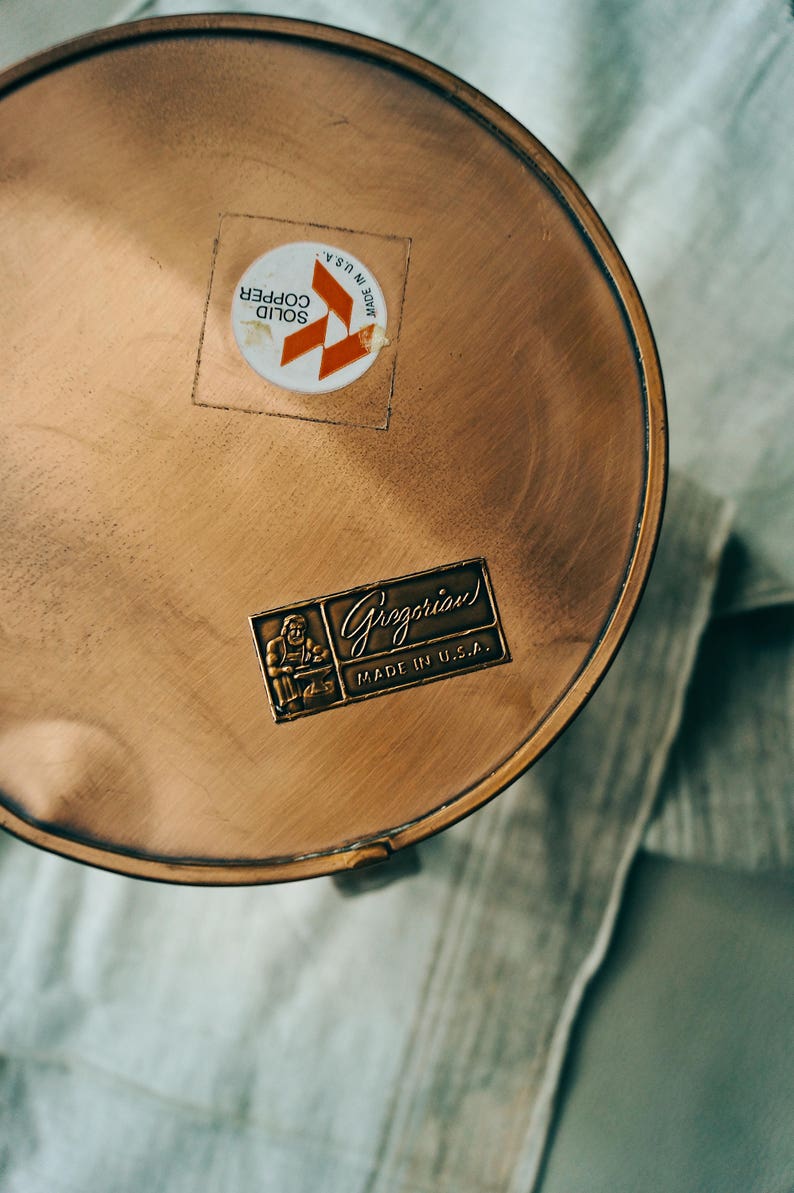 Gregorian Solid Copper Pitcher Hammered COPPER Made in USA - Etsy Canada