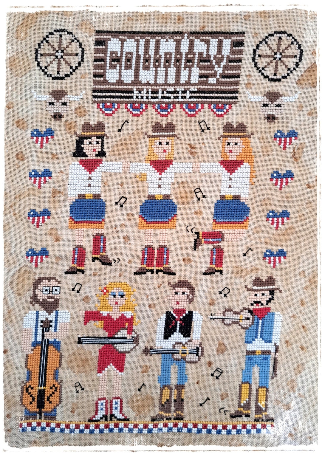 Country Music - PDF Cross Stitch Pattern - Etsy