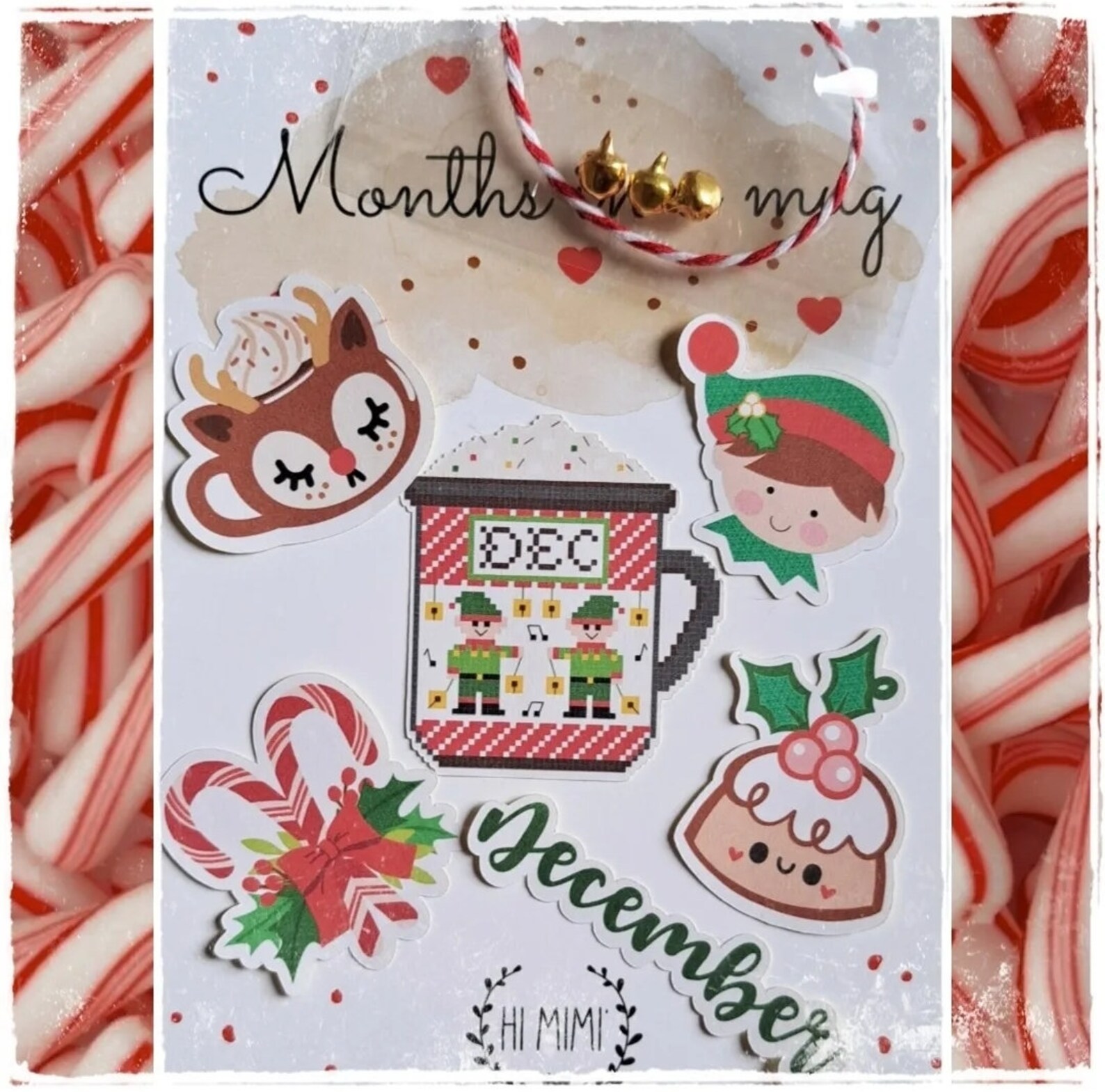 Months in a Mug: December - PDF Cross Stitch Pattern - Etsy