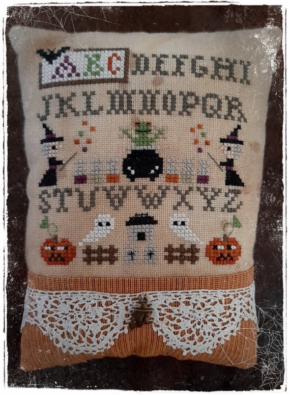 ABC of Halloween PDF Cross Stitch Pattern - Etsy
