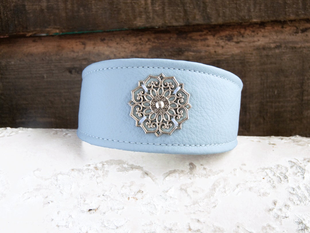 Greyhound Collar Dog Collar Many Dog Breeds With Rivets Rhinestones ...