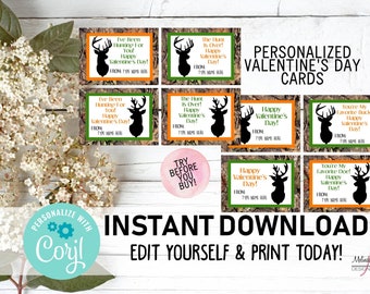 Hunting Valentines Cards - Etsy
