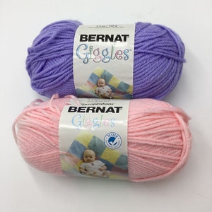 Bernat Giggles Yarn, Medium 4 Yarn, 3.5oz/ 100g 185yds/169m, Variety of ...