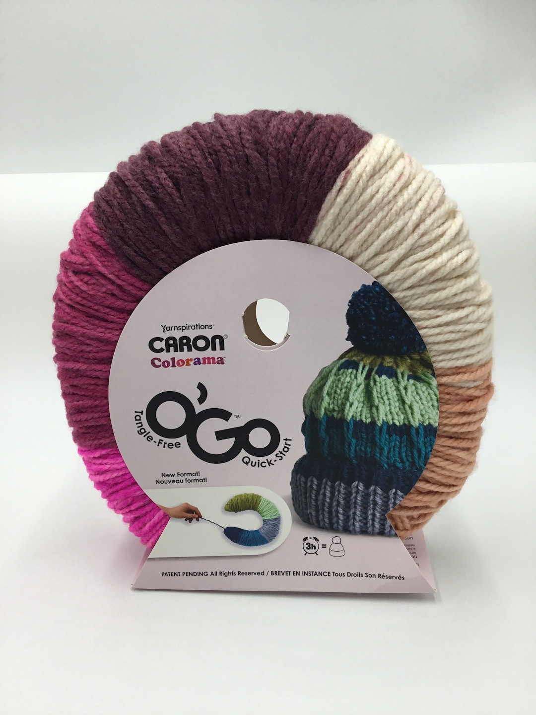 Caron Colorama O’GO Yarn, 228yds/208m,bulky 5 - Lippy - Etsy