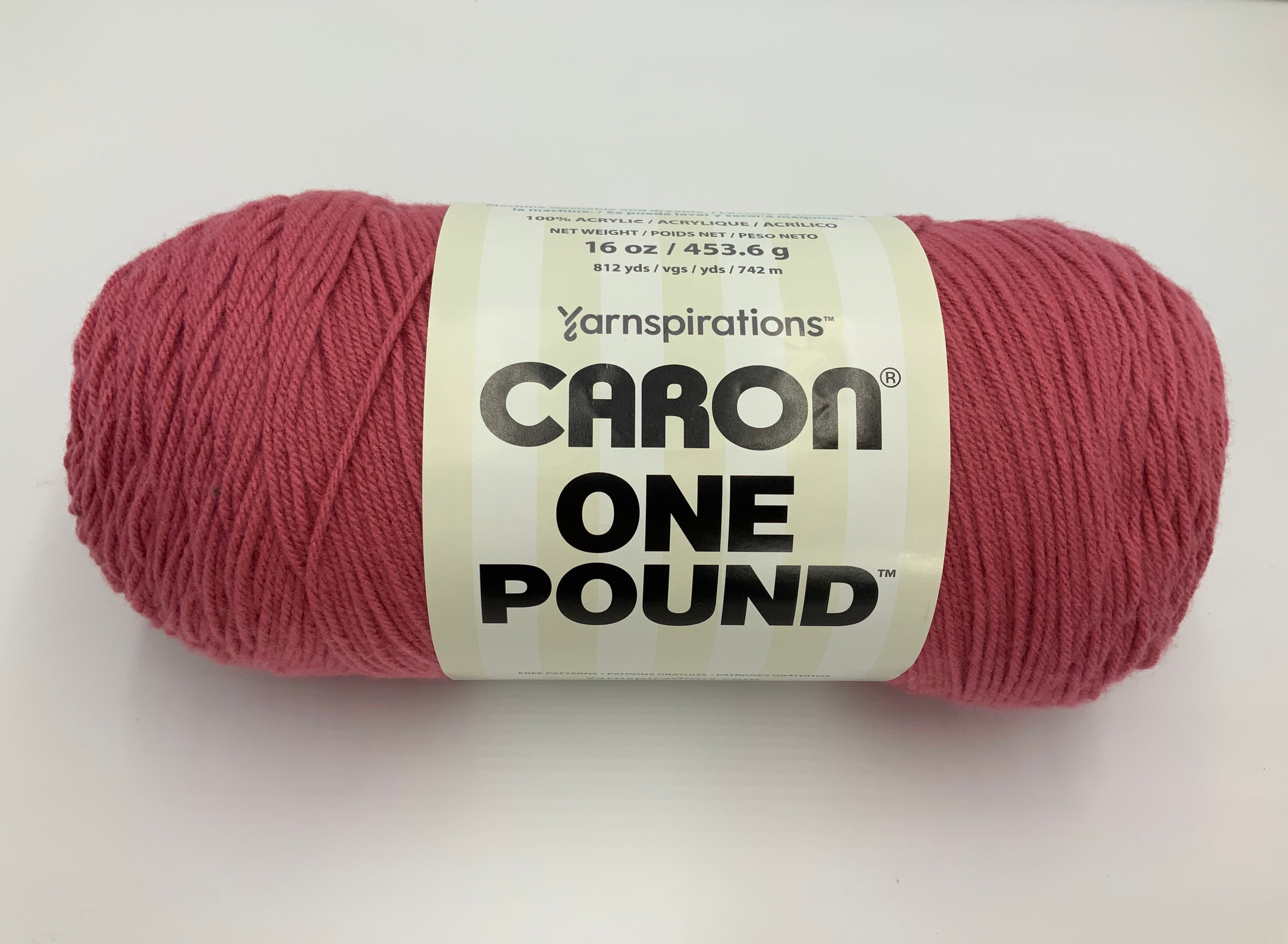 Caron One Pound Worsted Weight Knitting Crochet Caron One Pound White ...