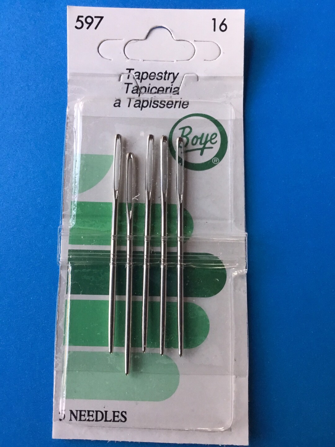 Boye Tapestry Needle Set of 5 -16” - Etsy