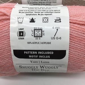 Loops & Threads Snuggly Wuggly Yarn, Light Three,446yds/408m ...