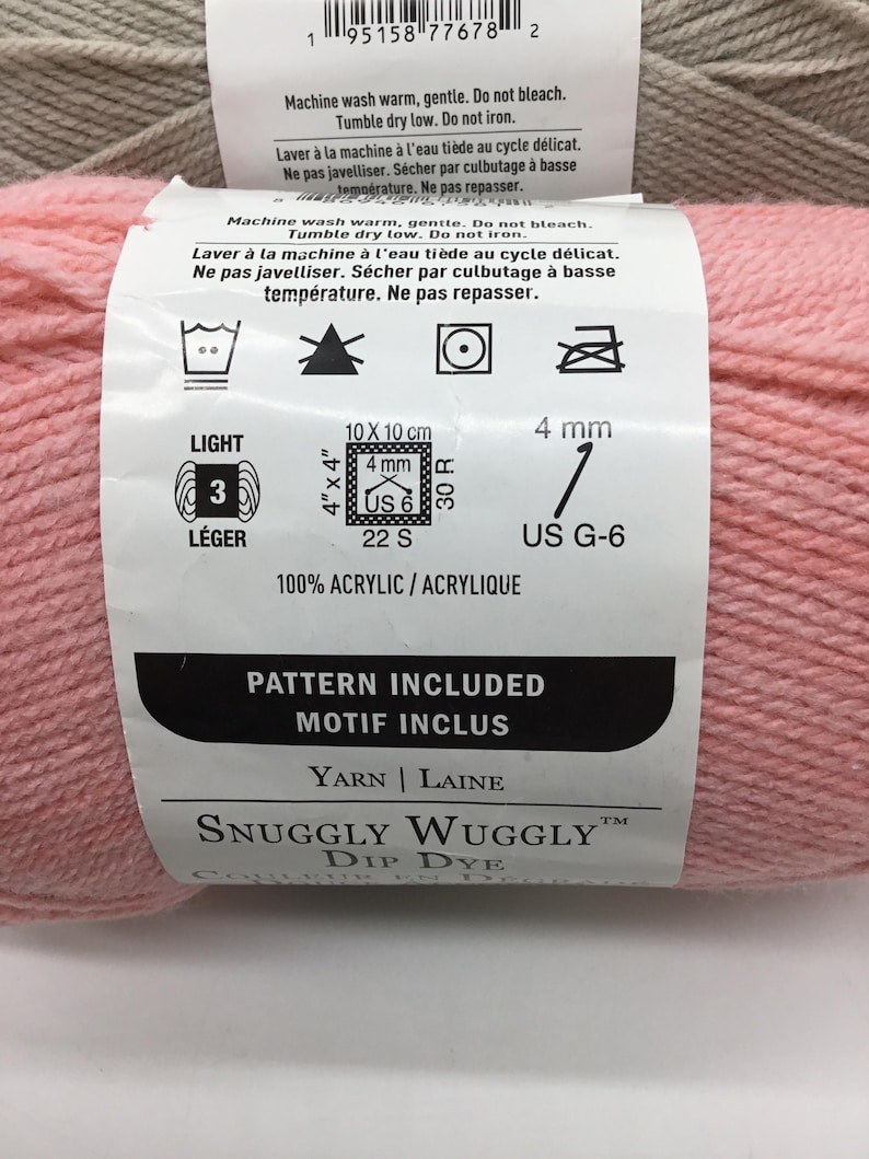 Loops & Threads Snuggly Wuggly Yarn, Light Three,446yds/408m ...