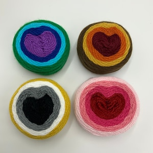 Mandala Amigurumi Craft Cake Set,4 Craft Cakes,lion Brand Craft Cakes ...