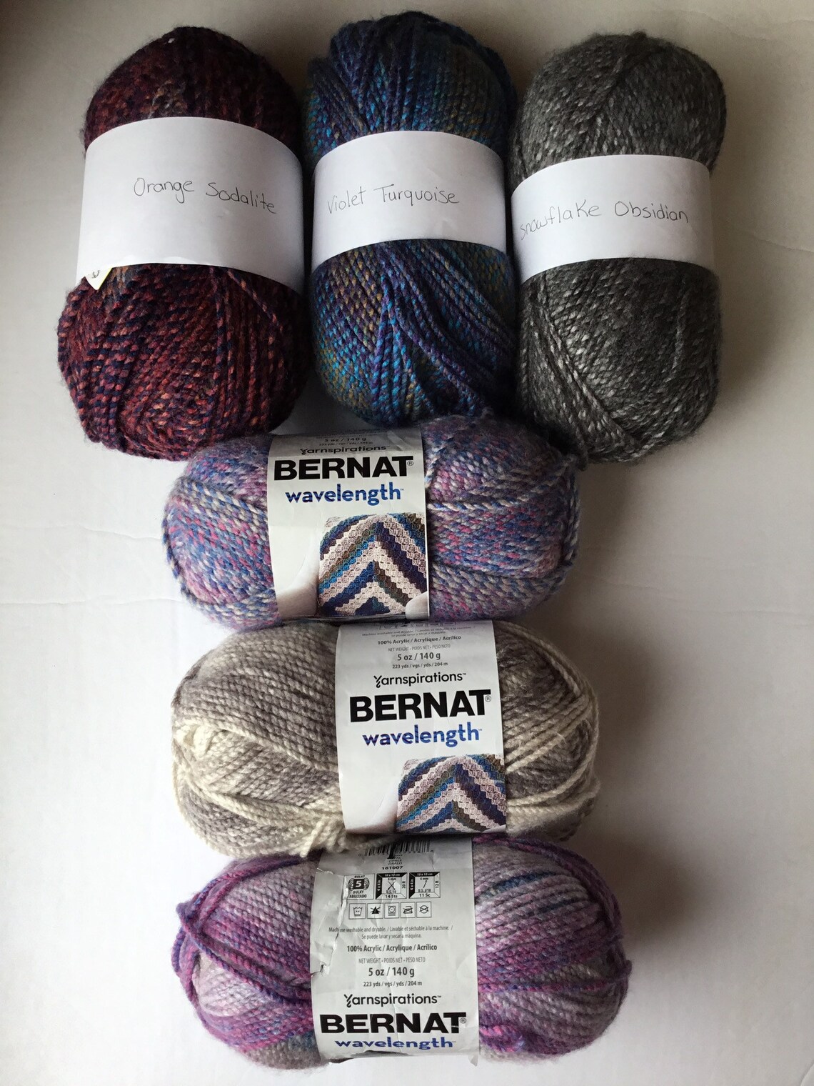 Bernat Wavelength 140g/5oz -223yds/204m Variety of Colours to Choose ...
