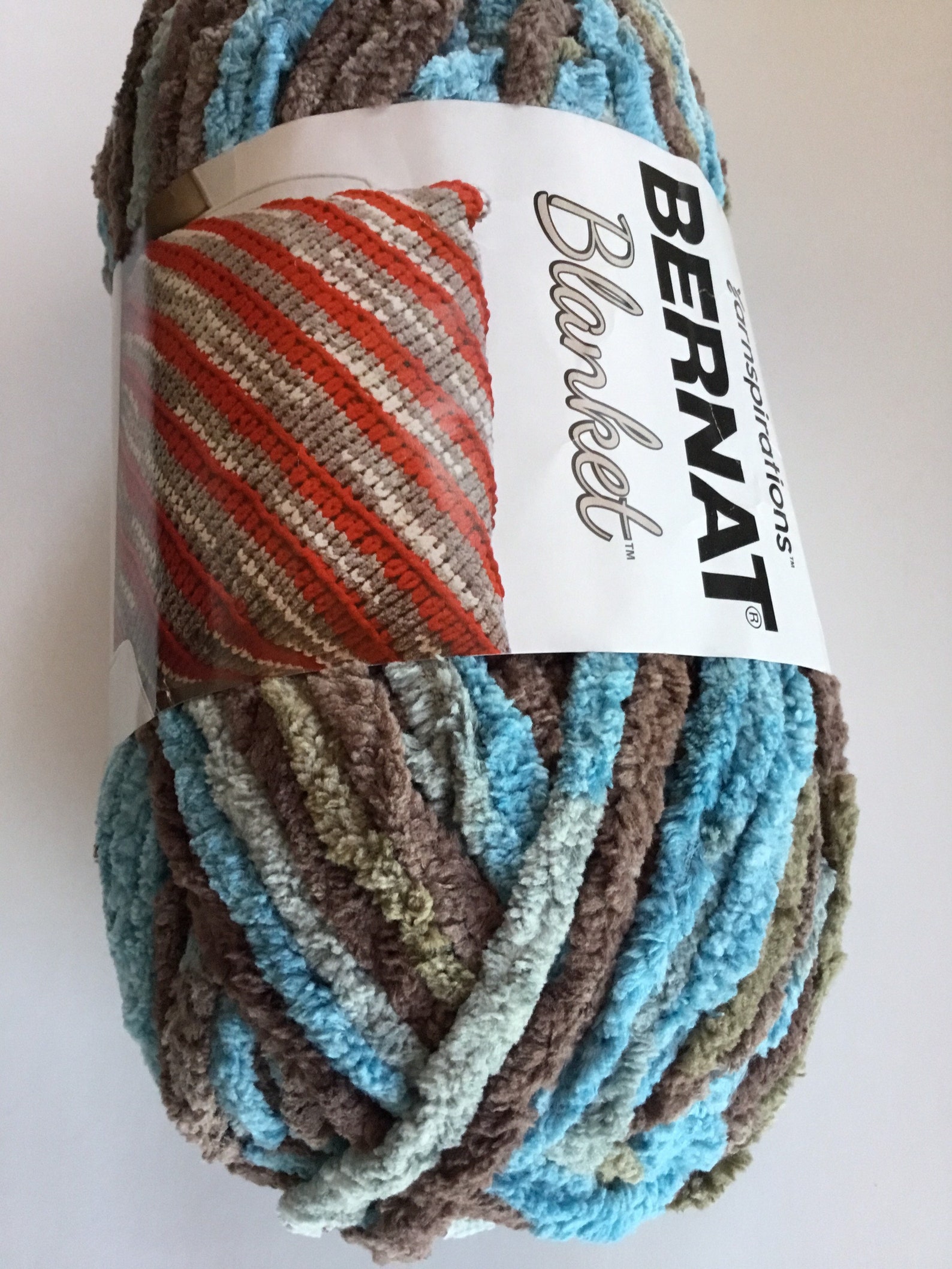 Bernat Blanket Soft Baby Yarn-super Bulky 6,soft Thick Yarn,5.3oz/150g ...