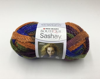 Red Heart Boutique Sashay Yarn, 1 Ball Creates 1 Scarf,acrylic/metallic ...