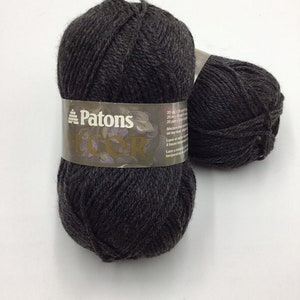 Patons Decor Yarn,210yds/192m,medium 4 Worsted Yarn,acrylic/wool - Rich ...