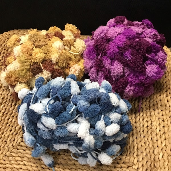 Yarn Pom Poms - Etsy