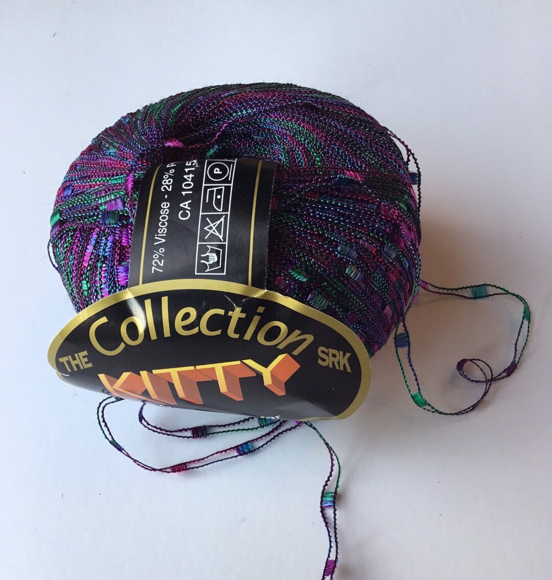 The Collection Kitty SRK Yarn,shimmering Multicoloured Yarn,shawl ...