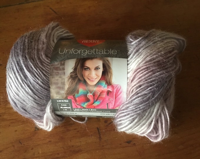 Red Heart Boutique Unforgettable Medium 4 Yarn 100g/270yds Pearly - Etsy