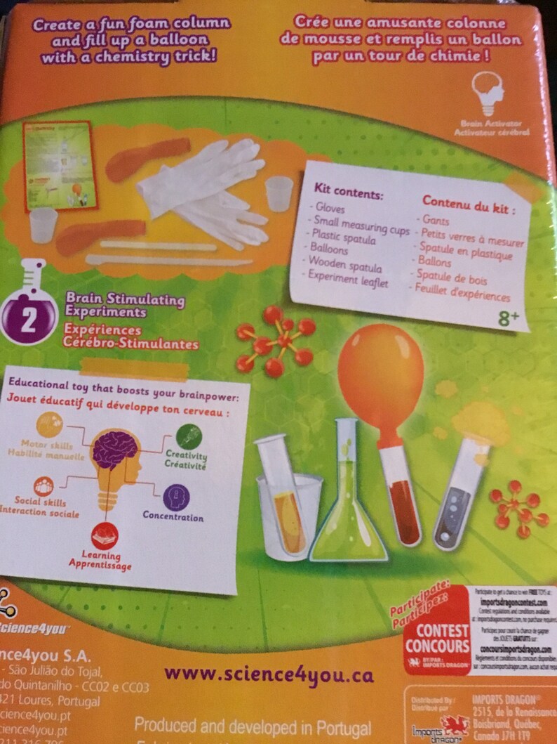 Science 4you Chemistry Mini Kit ages 8 | Etsy