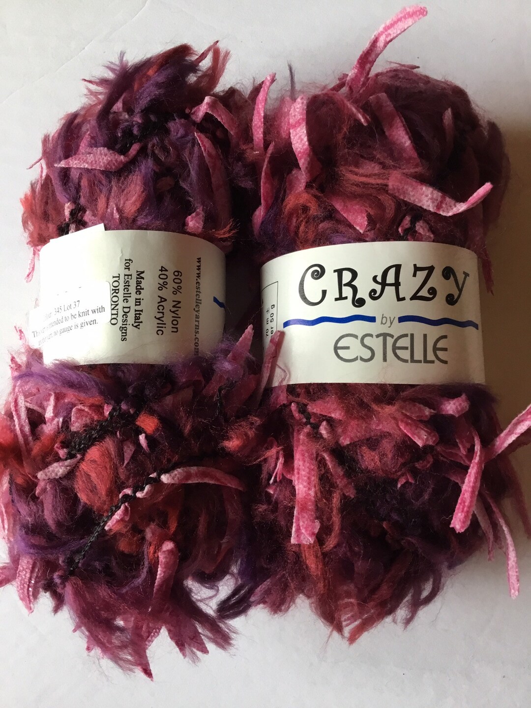 Art Yarns - Crazy by Estelle Nylon/acrylic 50g Colour 345 Lot 37 ...