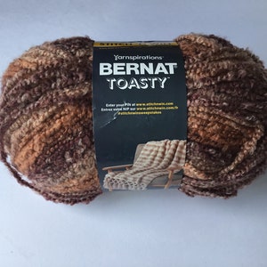 Bernat Toasty Yarn 285yds/225g- Spiced Chocolate - Etsy