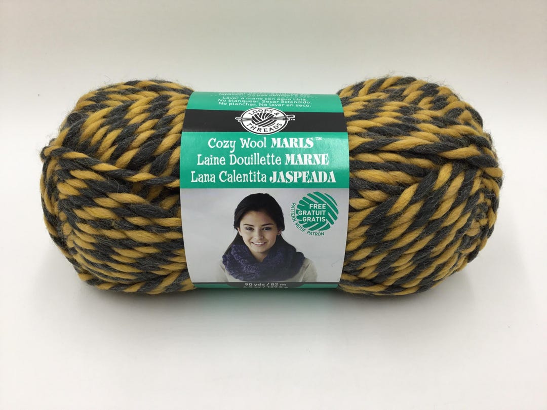 Loops & Threads Cozy Wool Marls,super Bulky 6/90yds/82m, Discontinued ...