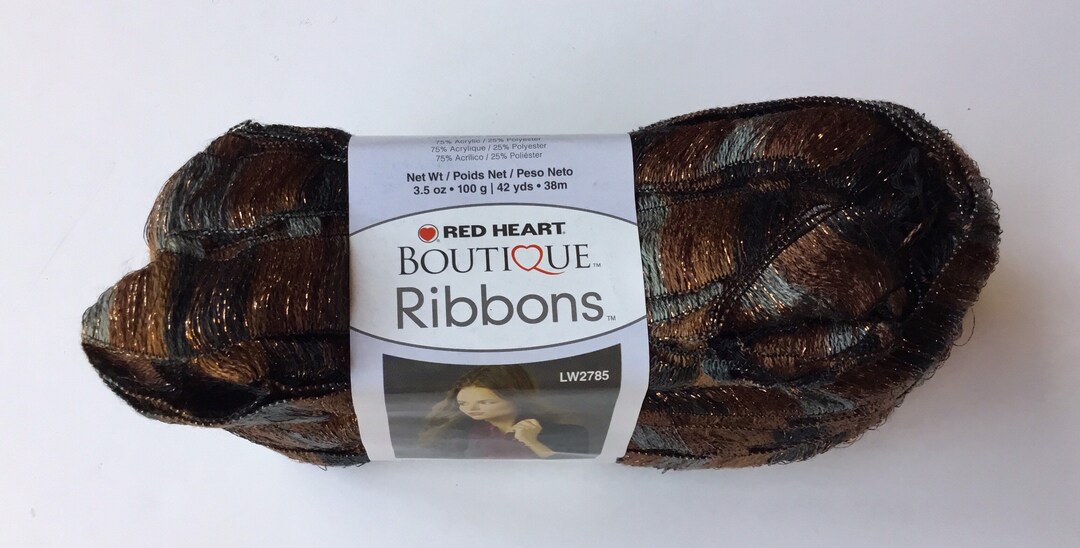 Red Heart Boutique Ribbons 3.5oz/100g -marble - Etsy