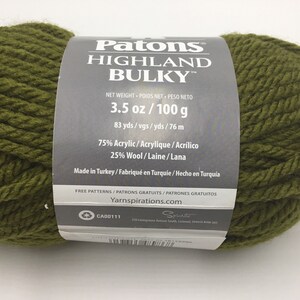 Patons Highland Bulky Yarn, - Etsy