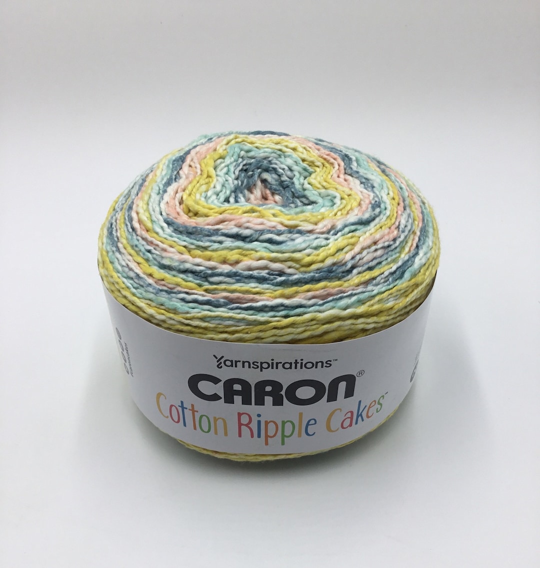 Caron Cotton Ripple Cakes Yarn, 491yds/449m light 3 Wildflowers - Etsy