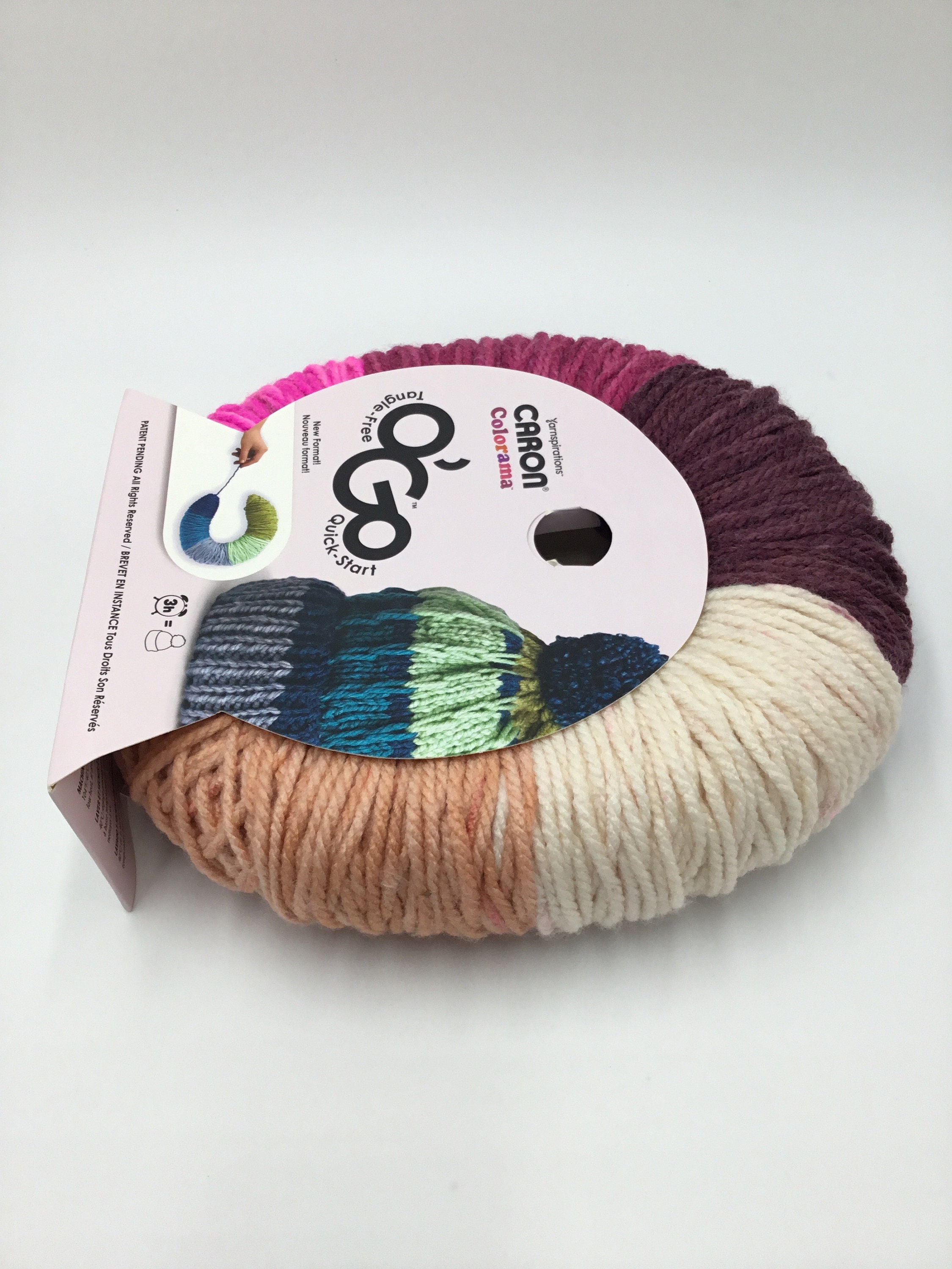 Caron Colorama O’GO Yarn, 228yds/208m,bulky 5 - Lippy - Etsy