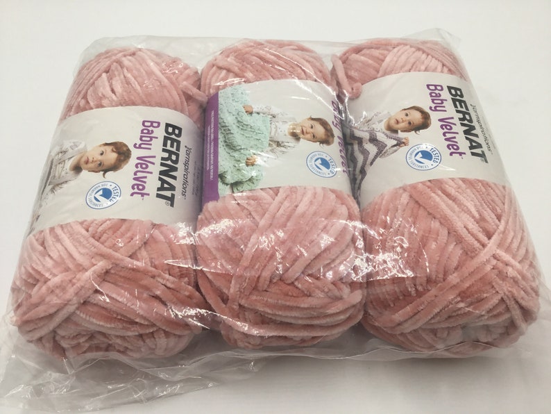 Bernat Baby Velvet Set of 3 3.5oz/100gea 100% Polyester - Etsy