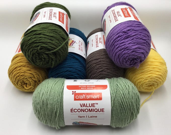 Craftsmart Value Yarn 354yds/324m Medium 4 - Variety of Colours - Etsy