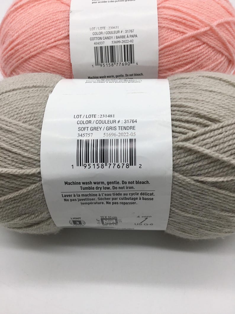 Loops & Threads Snuggly Wuggly Yarn, Light Three,446yds/408m ...