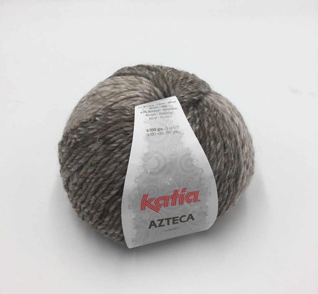 Katia Azteca Yarn, Super Soft Yarn, Acrylic/wool 180m/197yrds Color ...
