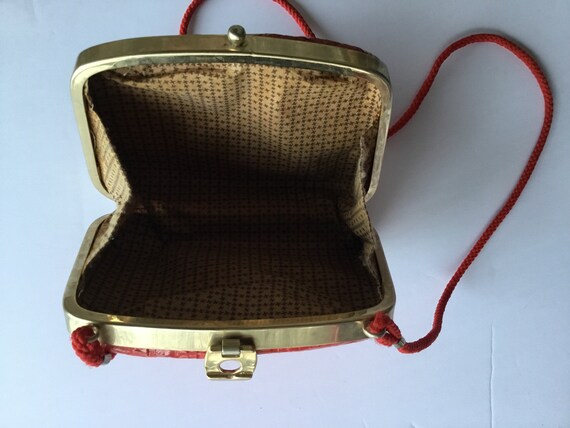 Lady’s Red Straw Purse, Crossbody Bag ,Shoulder Bag, … - Gem