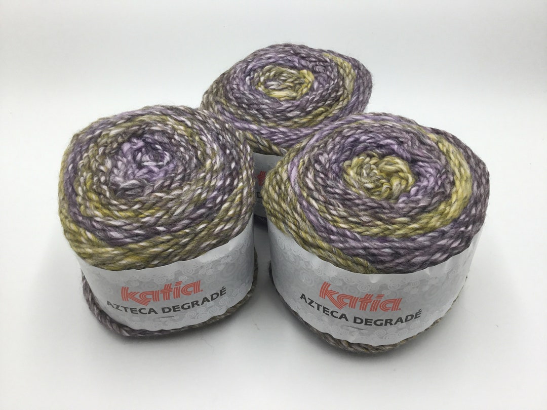 Katia Azteca Degrade Yarn,super Soft,acrylic/virgin Wool 100g/180m ...