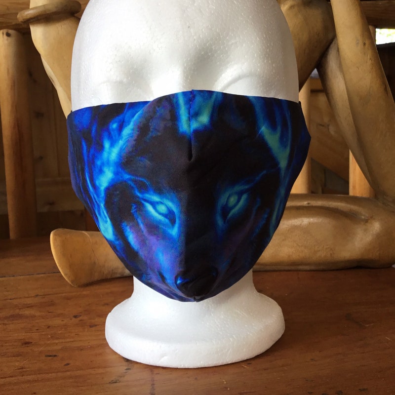 Wolf Face Mask - Etsy