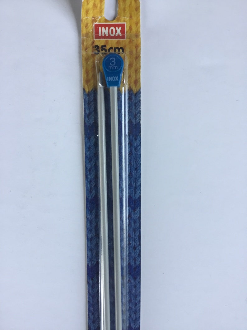 INOX 3 Inch Aluminum Double Pointed Knitting Needles X 30cm/ 4 - Etsy