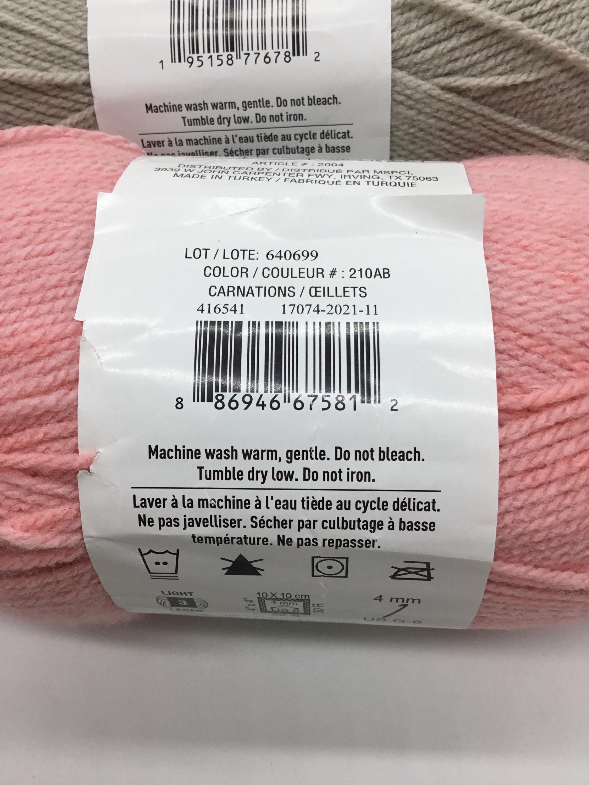 Loops & Threads Snuggly Wuggly Yarn, Light Three,446yds/408m ...