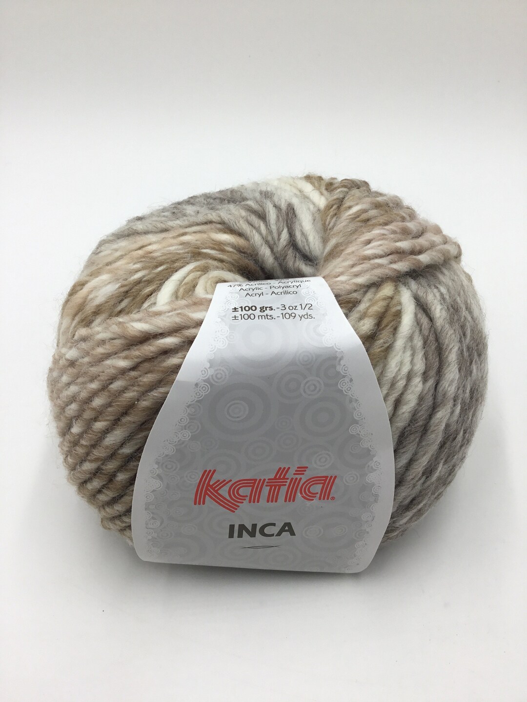 Katia Inca Yarn, Super Soft Yarn, Acrylic/wool 180m/197yrds Color-113 ...
