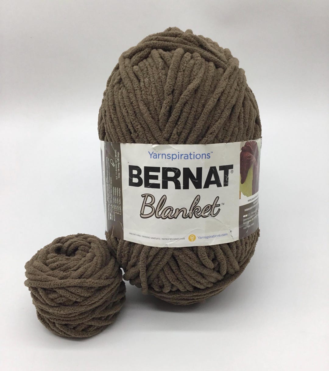 Bernat Blanket Yarn - Super Soft, 300g/10.5oz Taupe Brown - Etsy