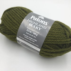 Patons Highland Bulky Yarn, - Etsy