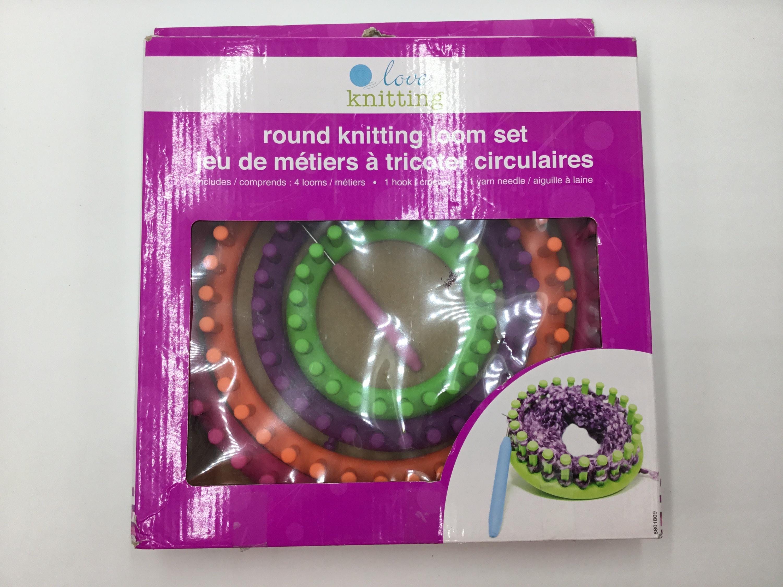 Round Knitting Loom Set,love Knitting,set of 4 Round Loom Kit - Etsy