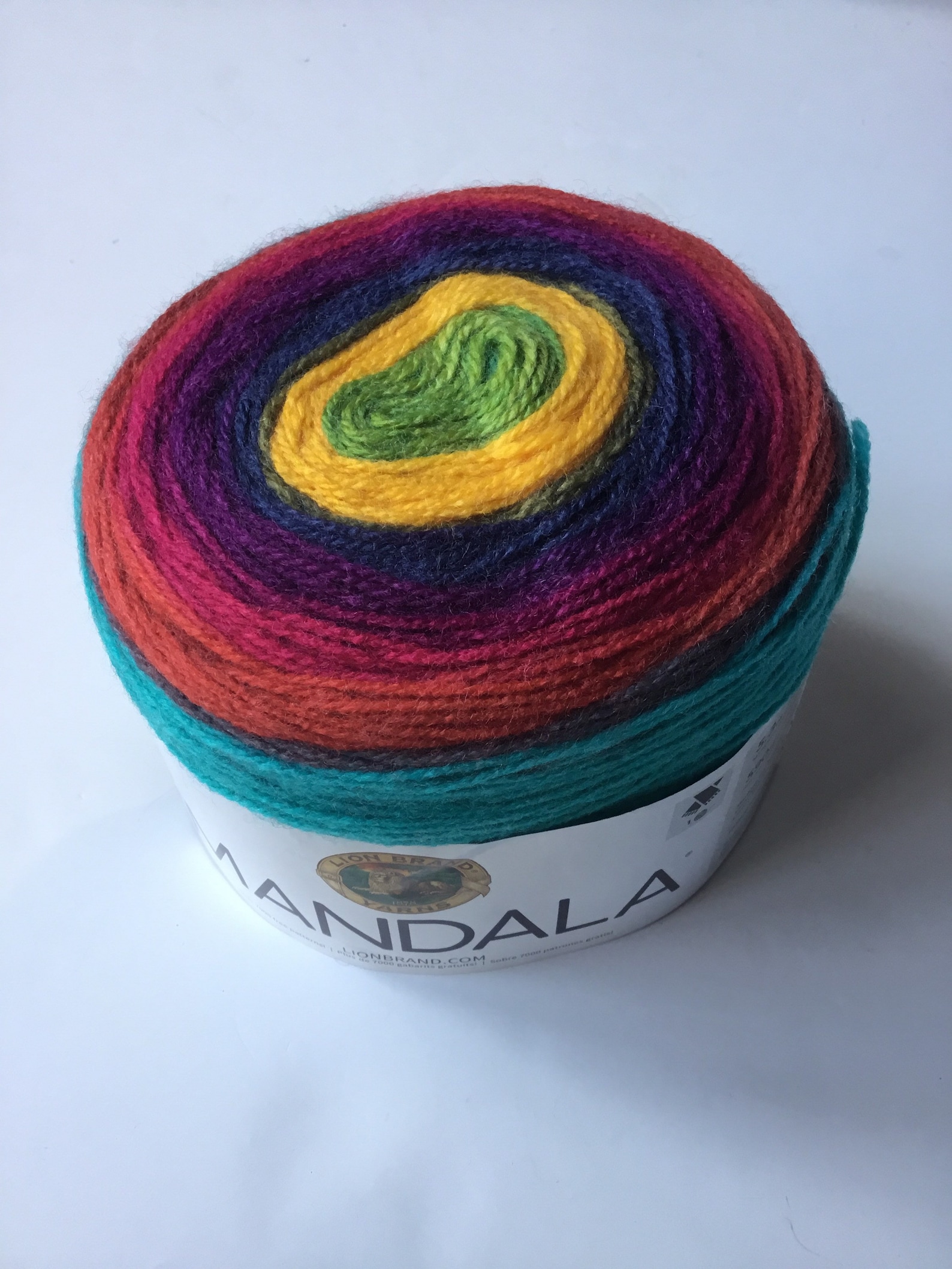 Mandala Yarn Lion Brand 100% Acrylic Yarn 150g/590yds | Etsy